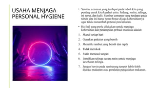 Presentations of Personal Hygiene Topics | PPTX