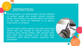 Materi Personal Letter Surat Pribadi .pptx