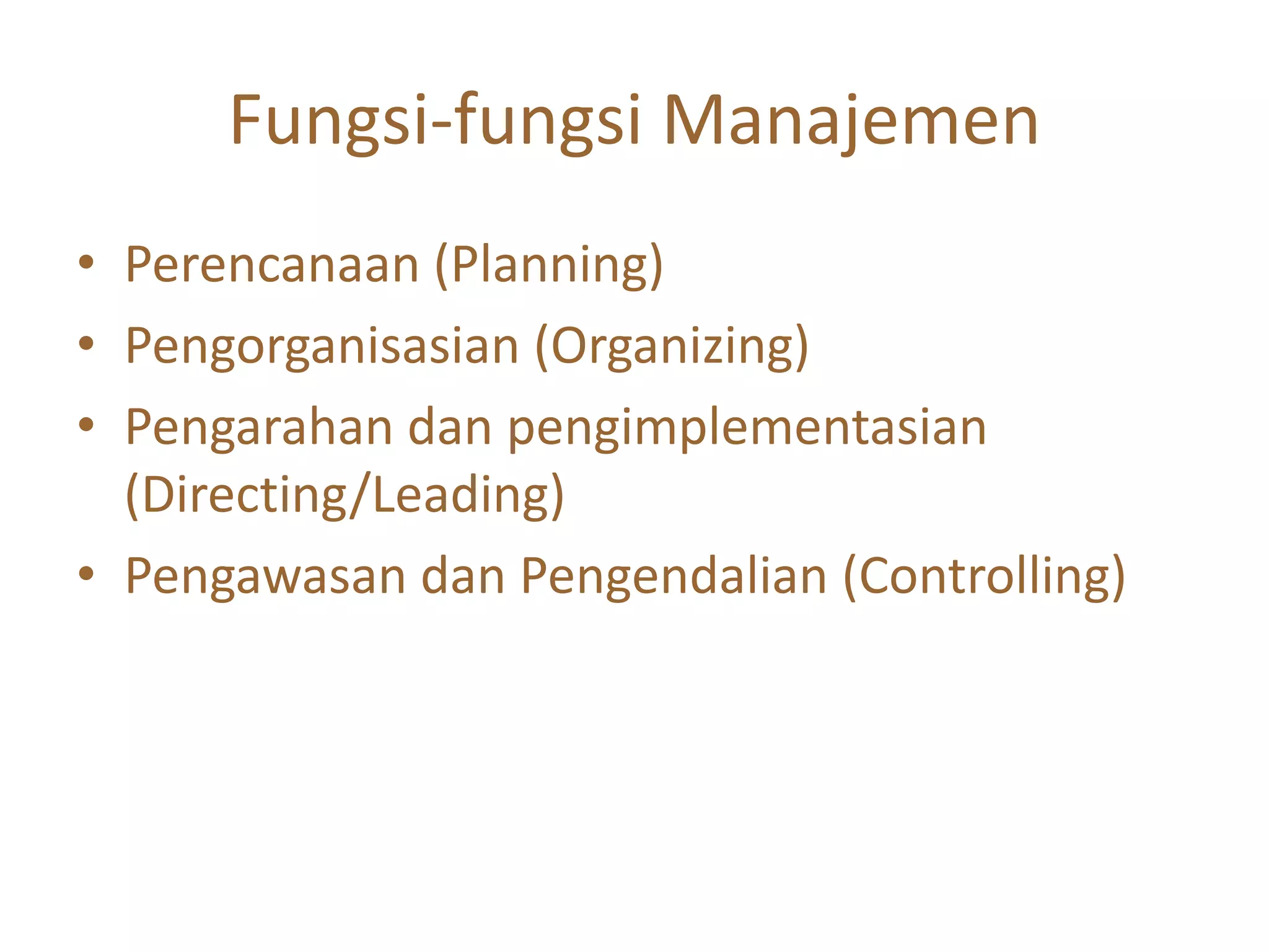 Konsep Dasar Manajemen | PDF