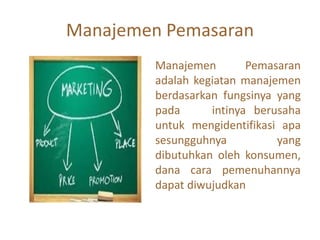 Konsep Dasar Manajemen | PDF