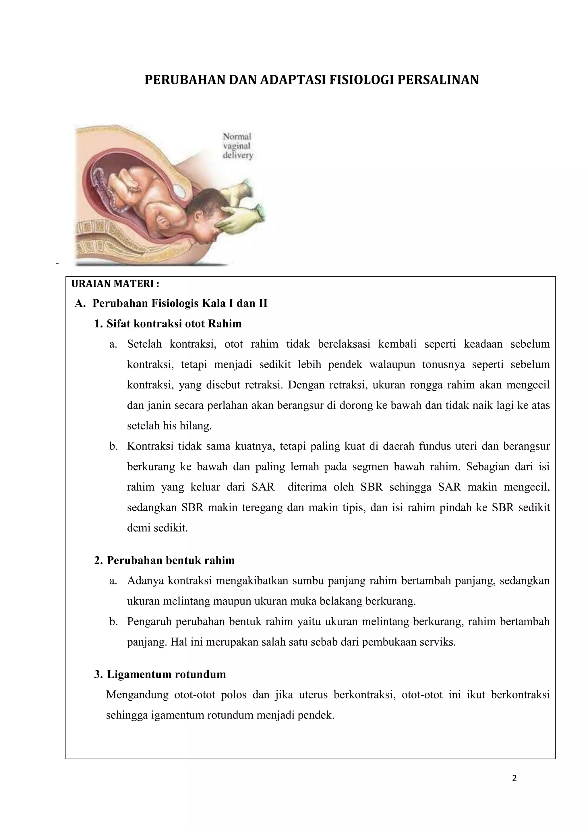 Perubahan dan Adaptasi fisiologi dalam persalinan.doc