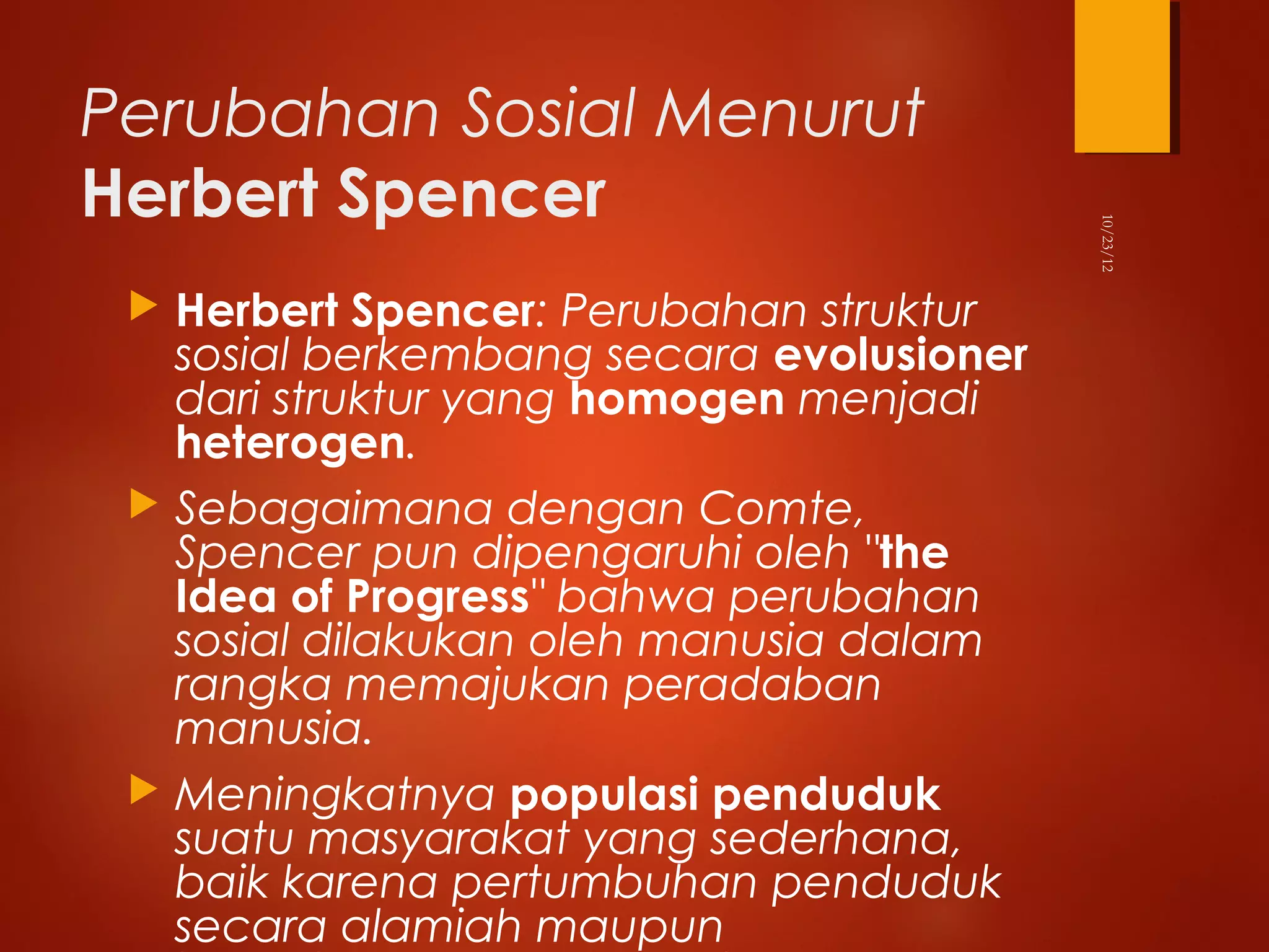 Materi perubahan sosial | PPT