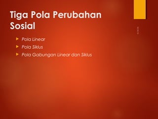 Materi perubahan sosial | PPT
