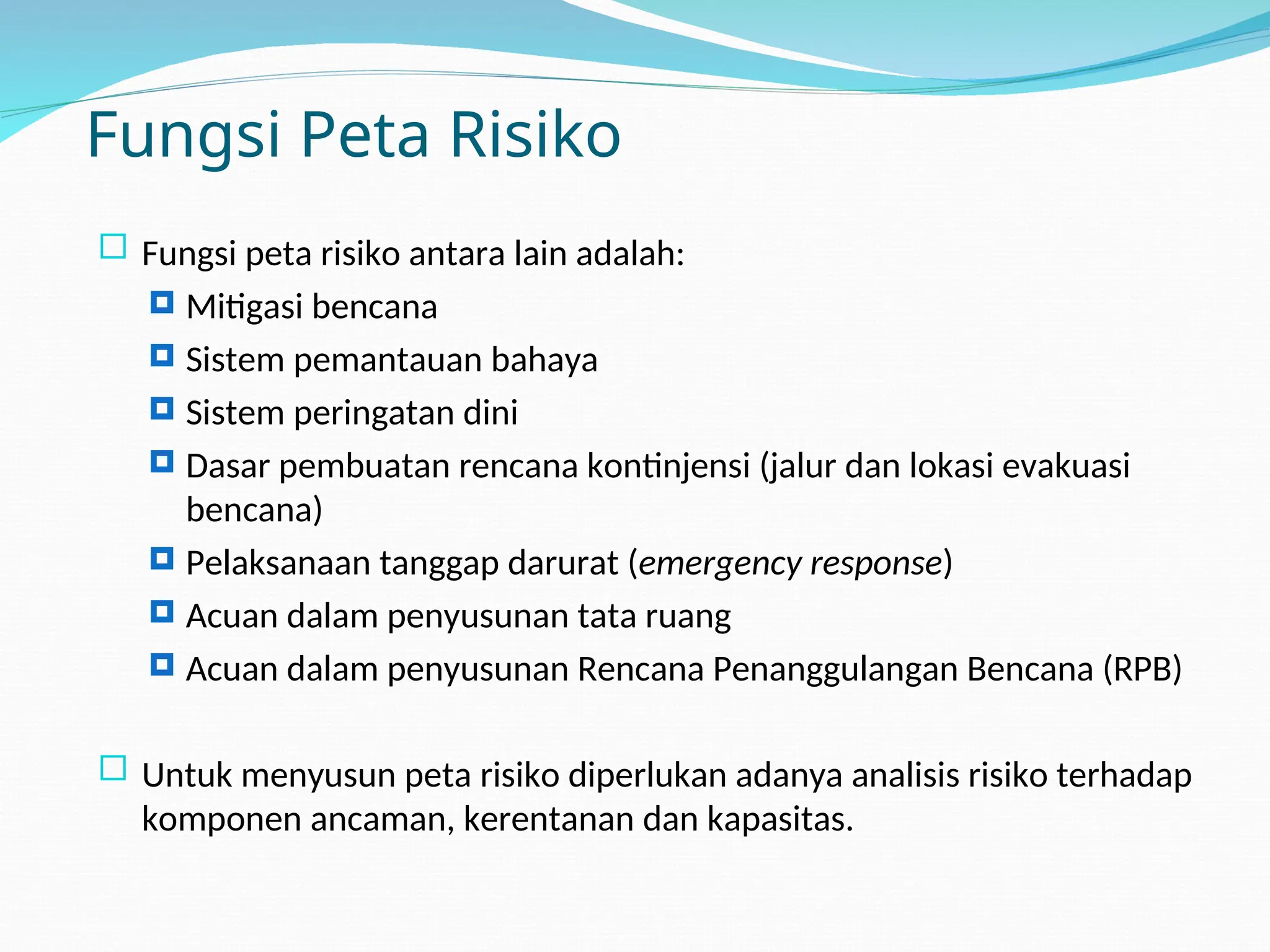 Materi Peta risiko bencana desa di Indonesia | PPT