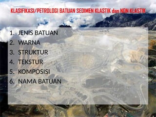 Materi dasar dasar Petrologi batuan Sedimen.pptx