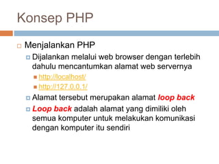 Materi php | PPTX