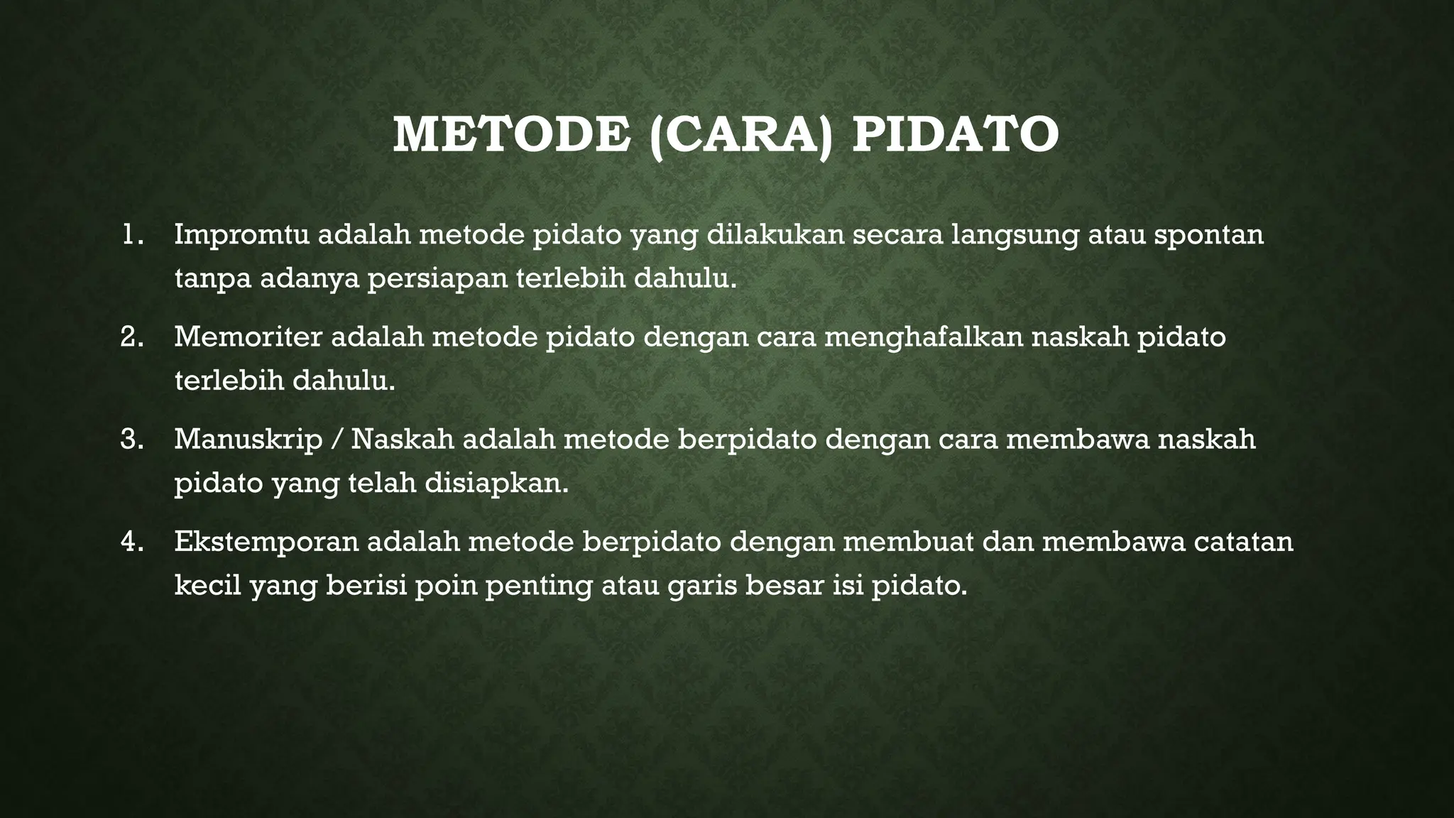 MATERI PIDATO untuk tingkat sma(PROYEK 1).pptx