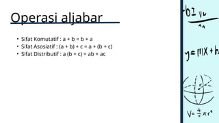 Bentuk Aljabar (Persiapan UTBK) | Materi Pengetahuan Kuantitatif | PPTX