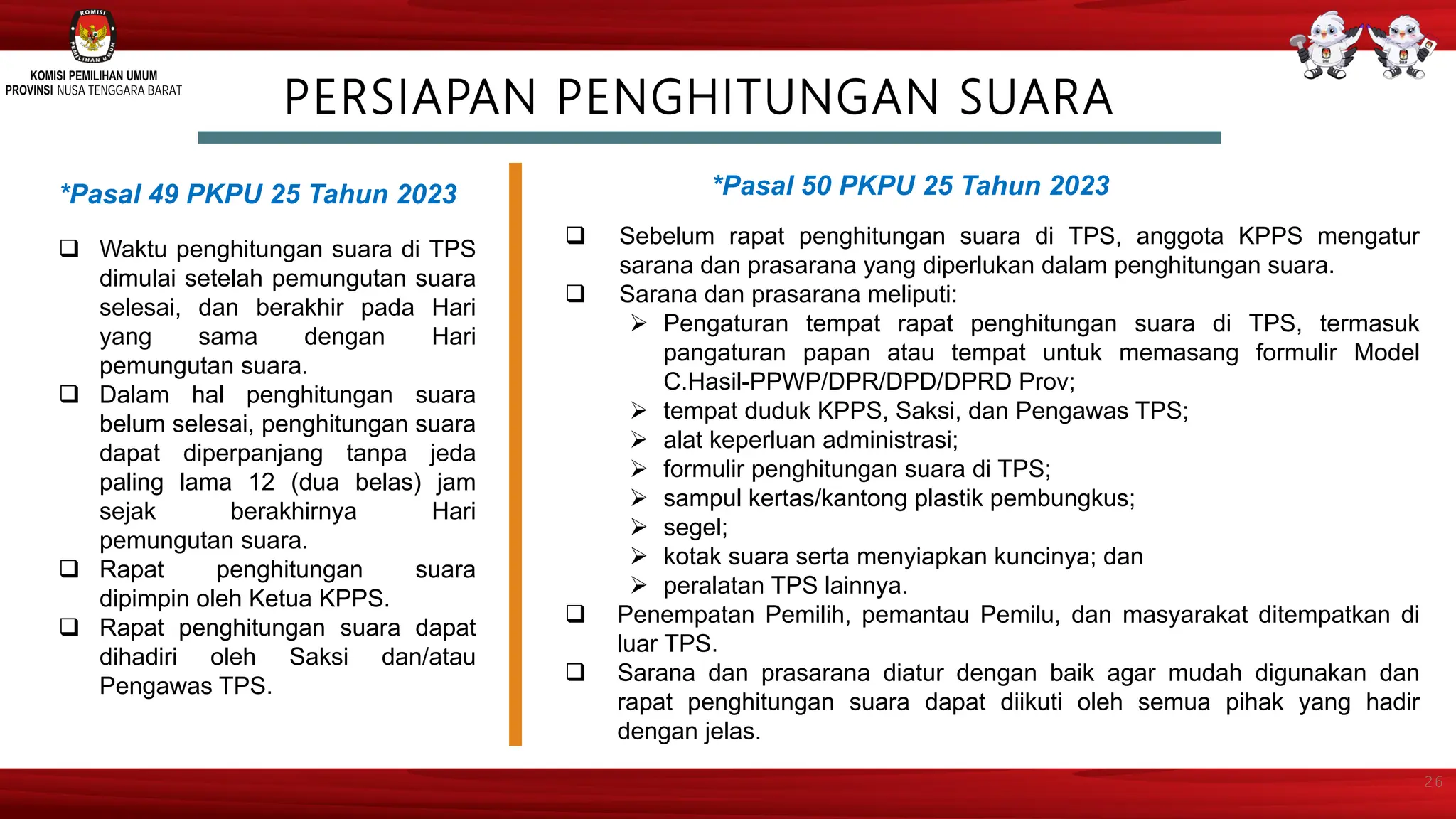 Materi PKPU 25 Tahun 2023 edit 1.pdf peraturan yang mengatur tentang ...