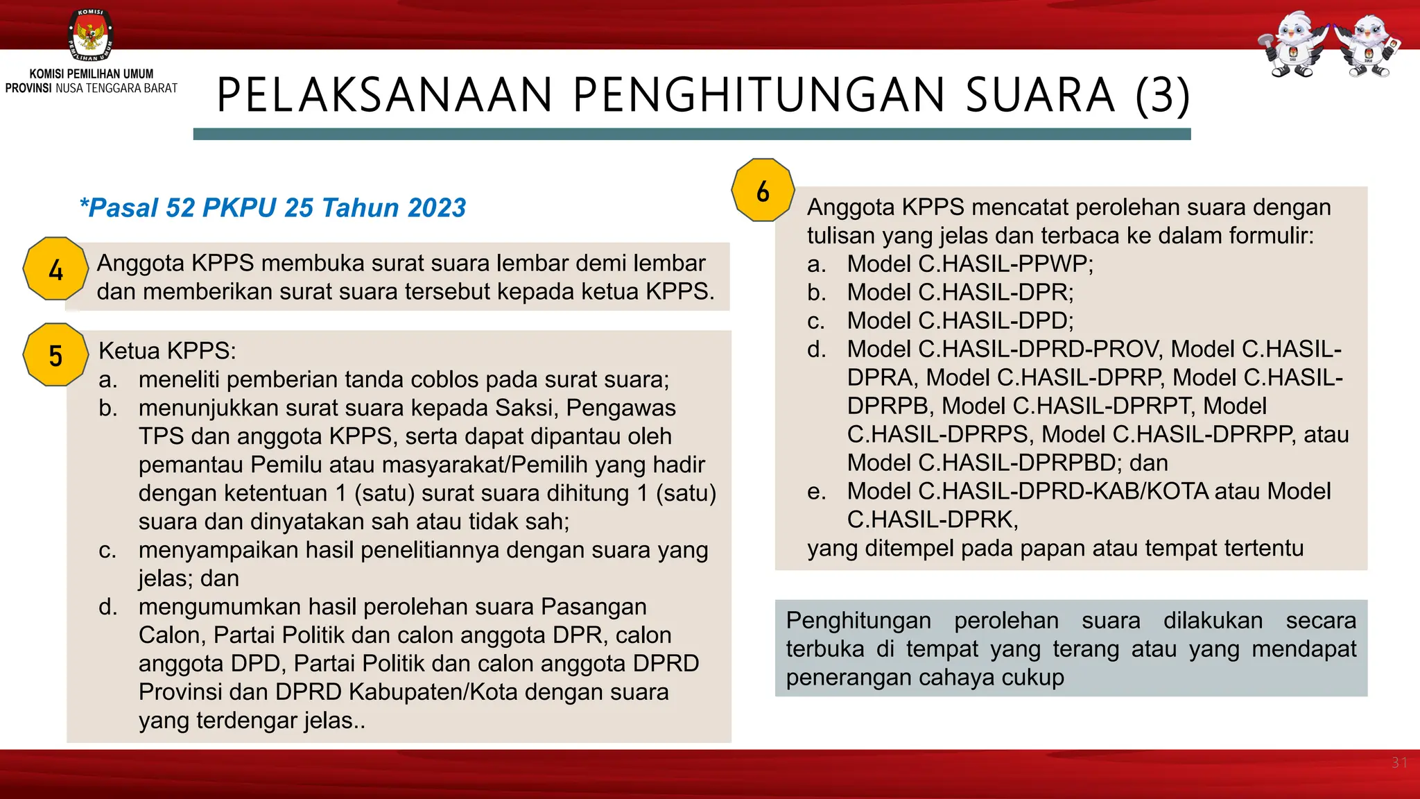 Materi PKPU 25 Tahun 2023 edit 1.pdf peraturan yang mengatur tentang ...