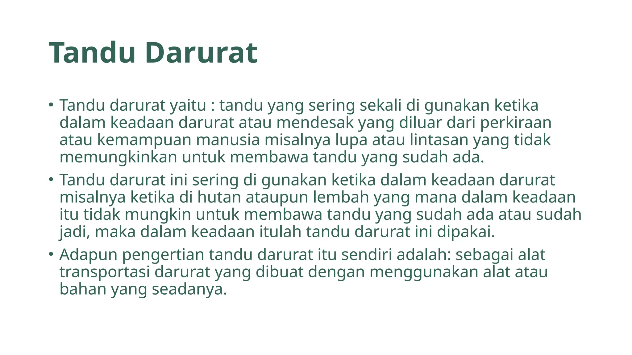 MAteri PMR tandu darurat untuk PMR MADYA dan WIRA | PPTX