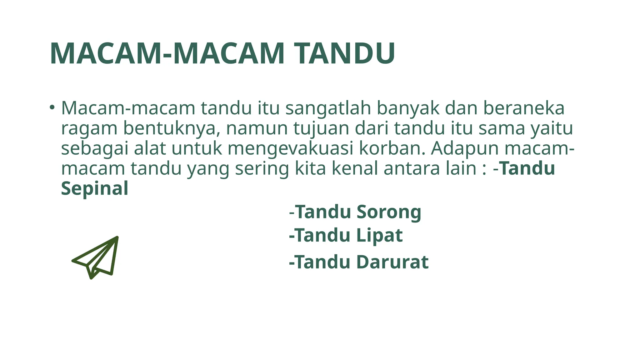 MAteri PMR tandu darurat untuk PMR MADYA dan WIRA | PPTX