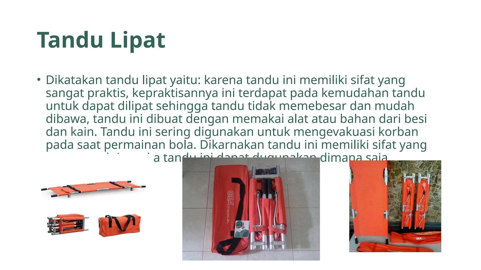 MAteri PMR tandu darurat untuk PMR MADYA dan WIRA | PPTX