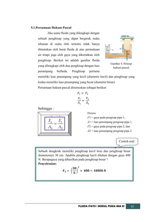 MODUL FLUIDA STATIS | DOCX