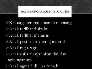 Materi pola asuh dalam pendidikan anak usia dini | PPTX