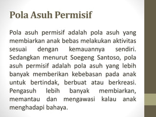 Materi pola asuh dalam pendidikan anak usia dini | PPTX