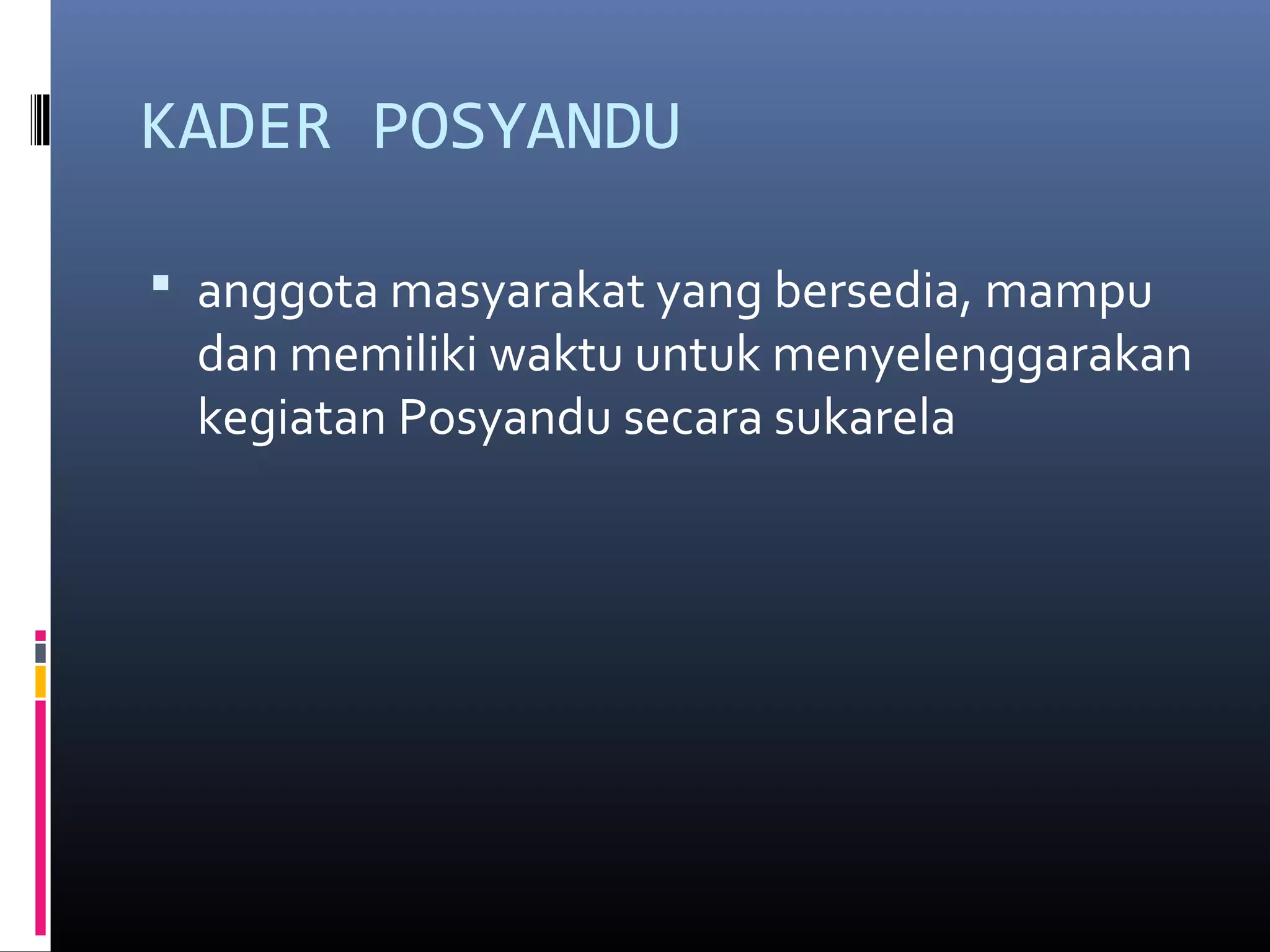 Materi posyandu | PPT