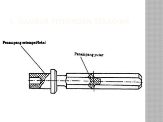 MATERI POTONGAN GAMBAR TEKNIK SMK KELAS X | PDF
