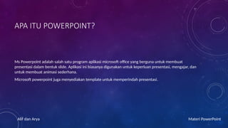 Materi PowerPoint Alif dan Arya XI 2.pptx