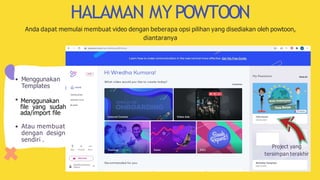 Membuat video pembelajaran interaktif dengan Powtoon | PPTX