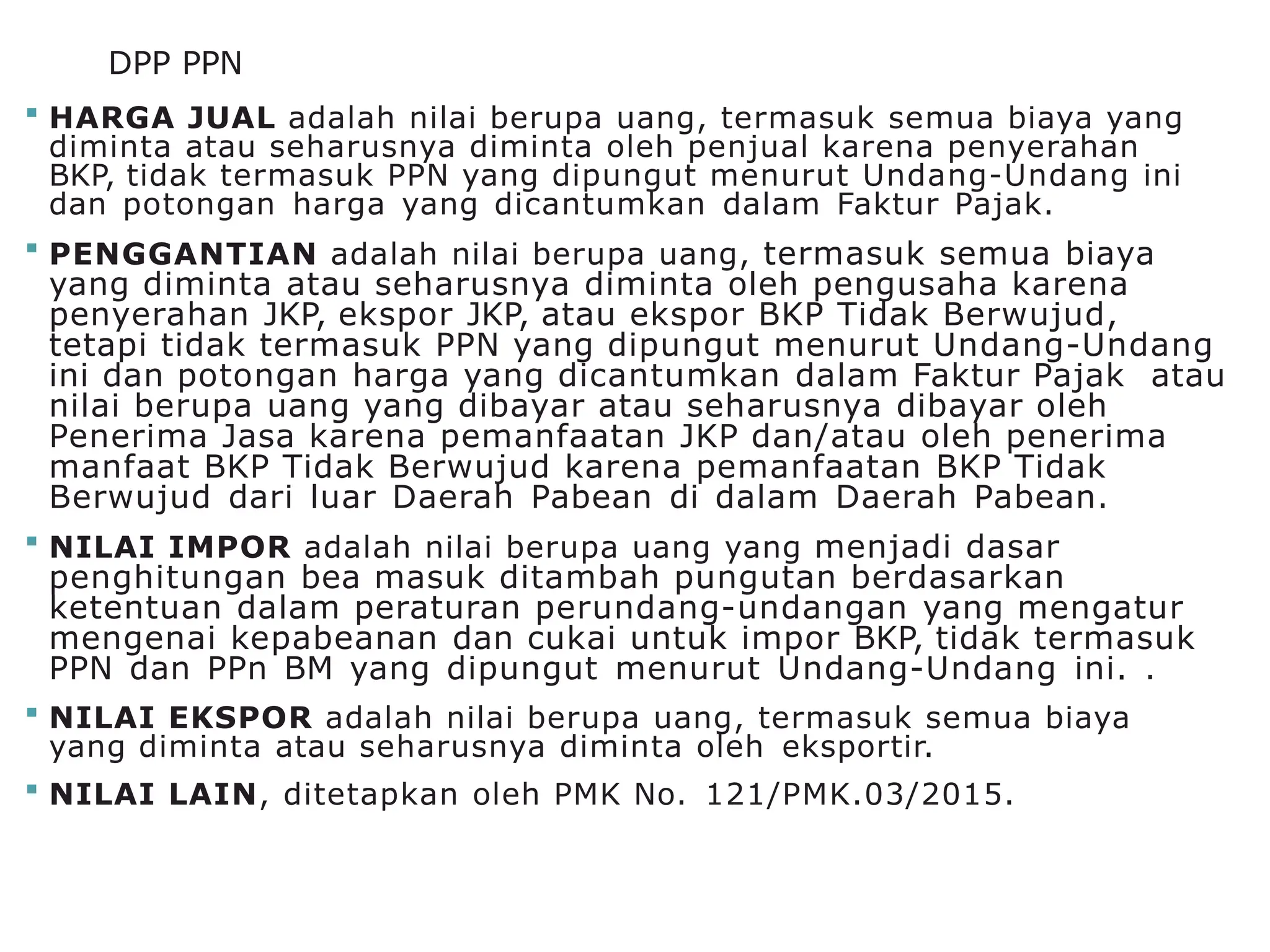 Materi PPN PAjak pertambahan nilai di indonesia | PPTX