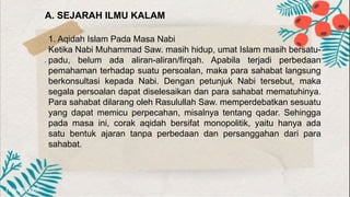 MATERI PPT MUNCULNYA ALIRAN ILMU KALAM XI.pptx
