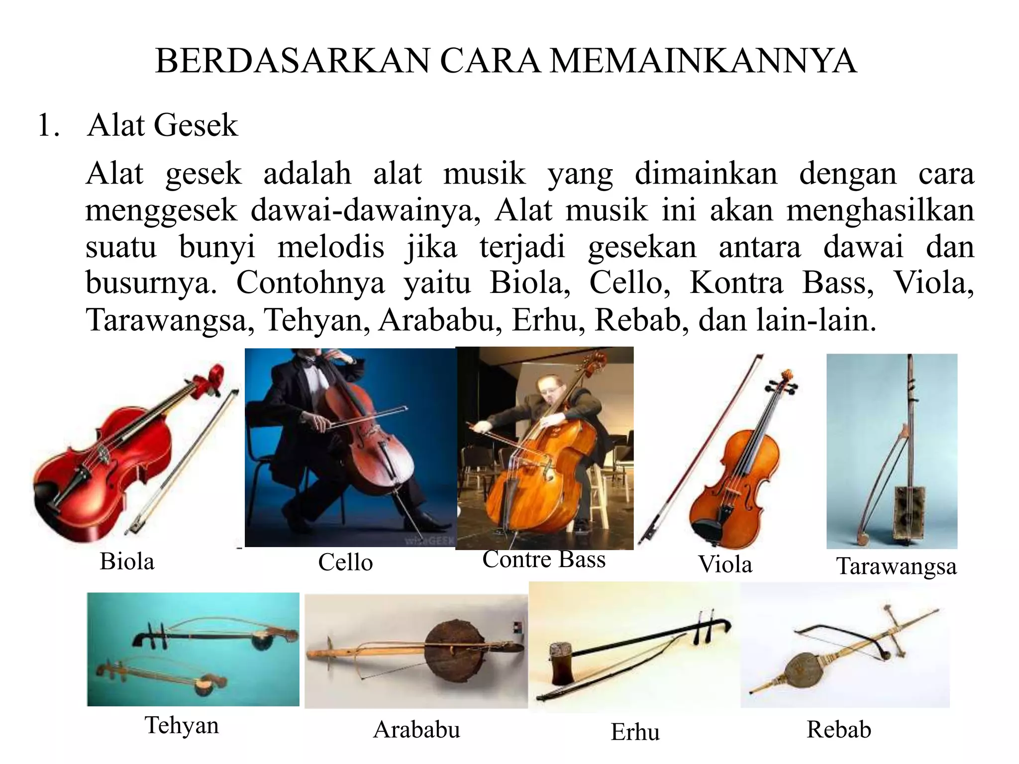 ppt jenis dan contoh alat musik yang ada di dunia | PPTX