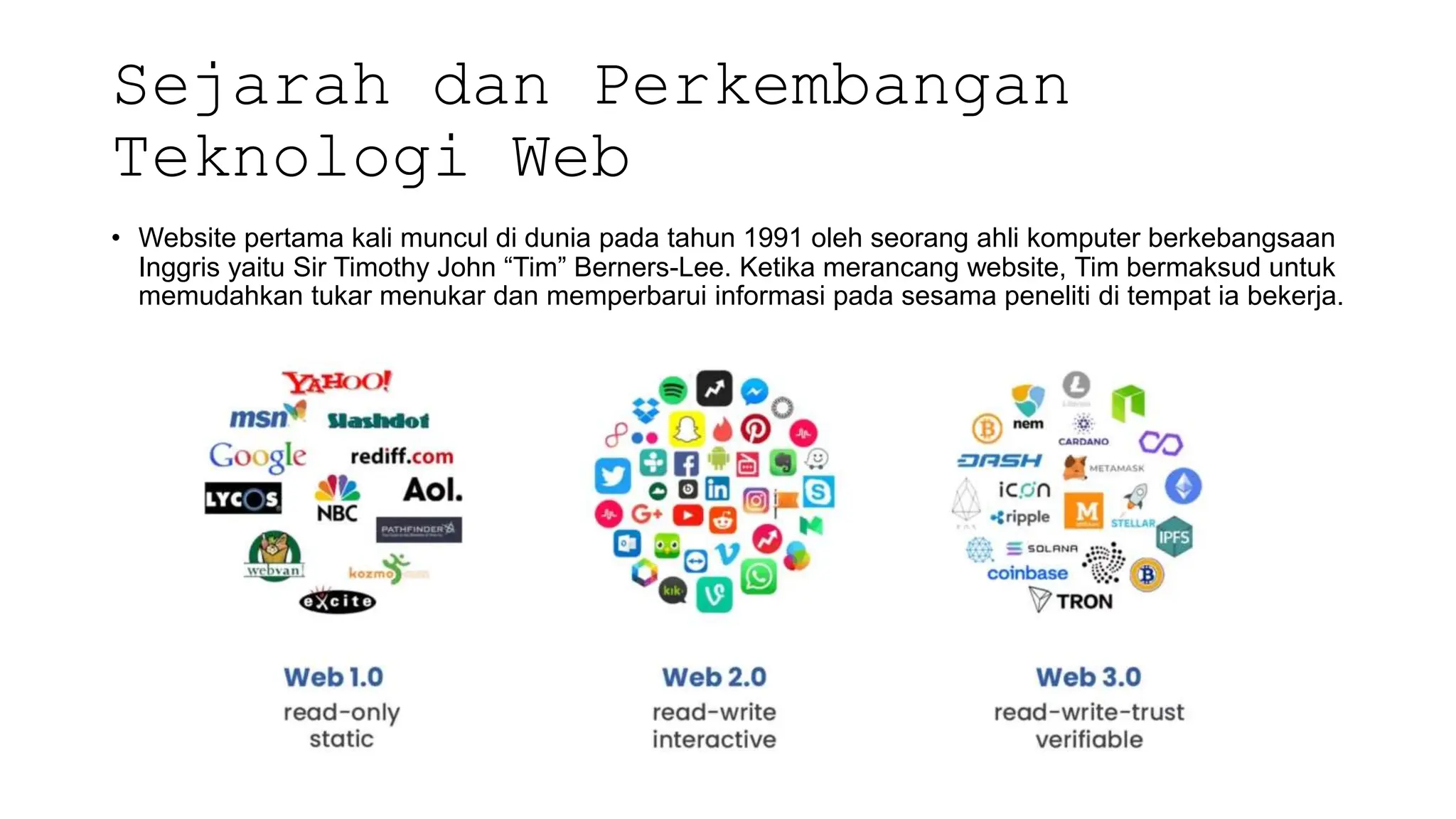 Web Programming berisikan mengenai dasar | PPTX