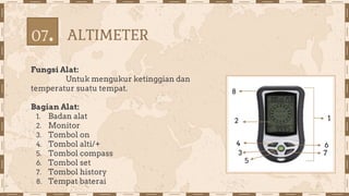 MATERI PRAKTIKUM GEOMORFOLOGI DASAR 1 (PENGENALAN ALAT).pptx