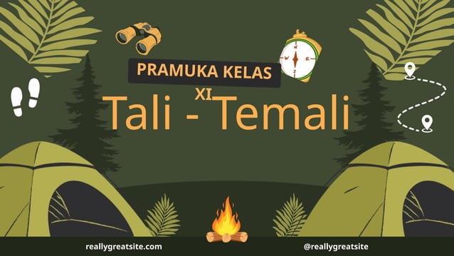 Materi Pramuka - Tali Temali Kelas XI.pptx