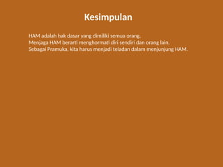 Materi_Pramuka_HAM_Desain Ham Ham Desain PPT | PPTX