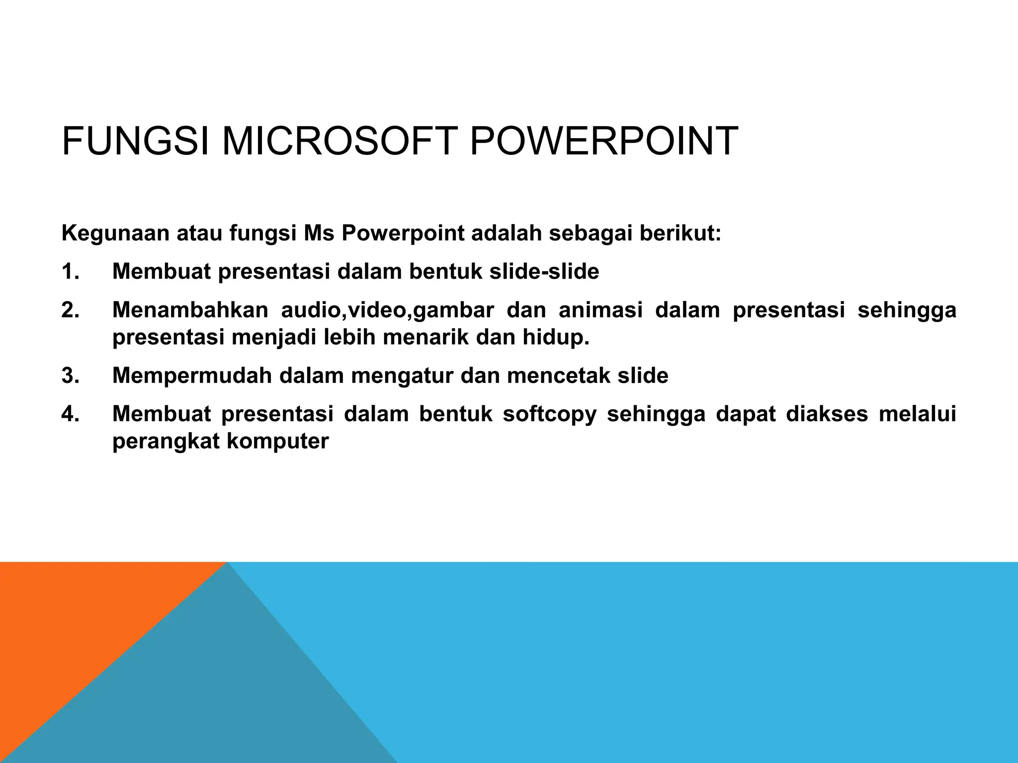 Materi Presentase Microsoft Power Point Bagi Pemula Pptx