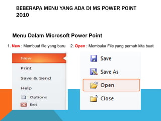 Materi Presentase Microsoft Power Point Bagi Pemula Pptx