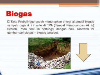 Pemanfaatan Sampah / Limbah Sebagai Energi Terbarukan | PPTX