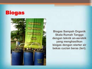 Pemanfaatan Sampah / Limbah Sebagai Energi Terbarukan | PPTX
