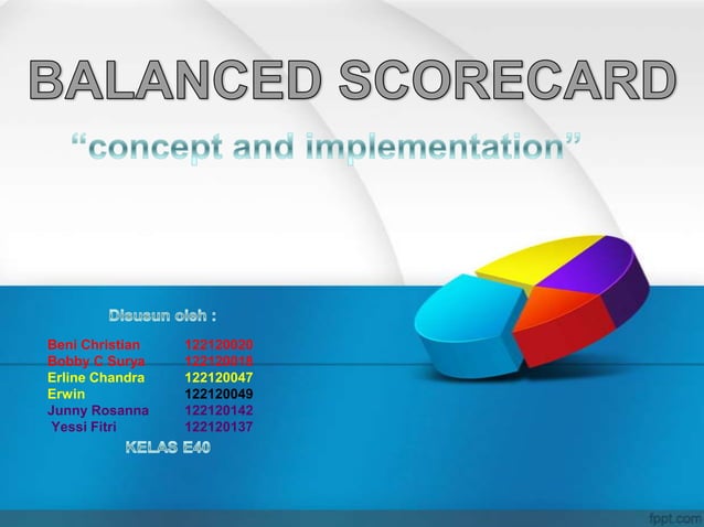 Materi presentasi kel 4 balanced scorecard kelas e40 | PPSX