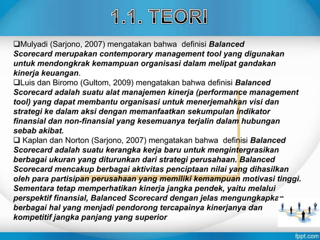 Materi presentasi kel 4 balanced scorecard kelas e40 | PPSX