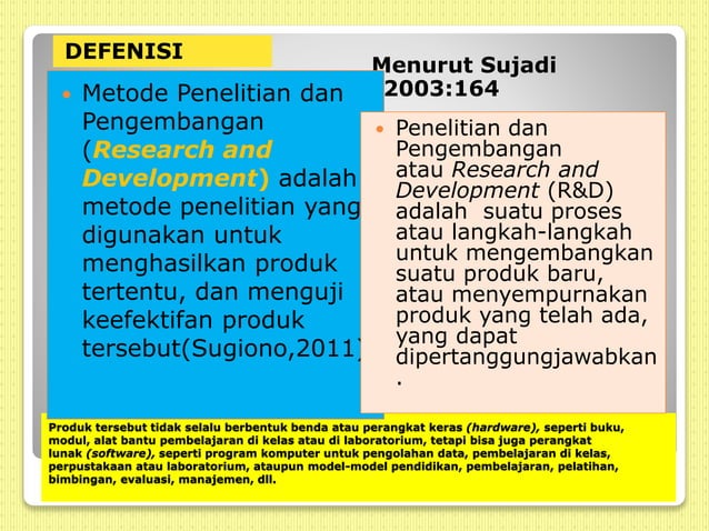 metode penelitian R & D | PPTX