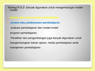 metode penelitian R & D | PPTX