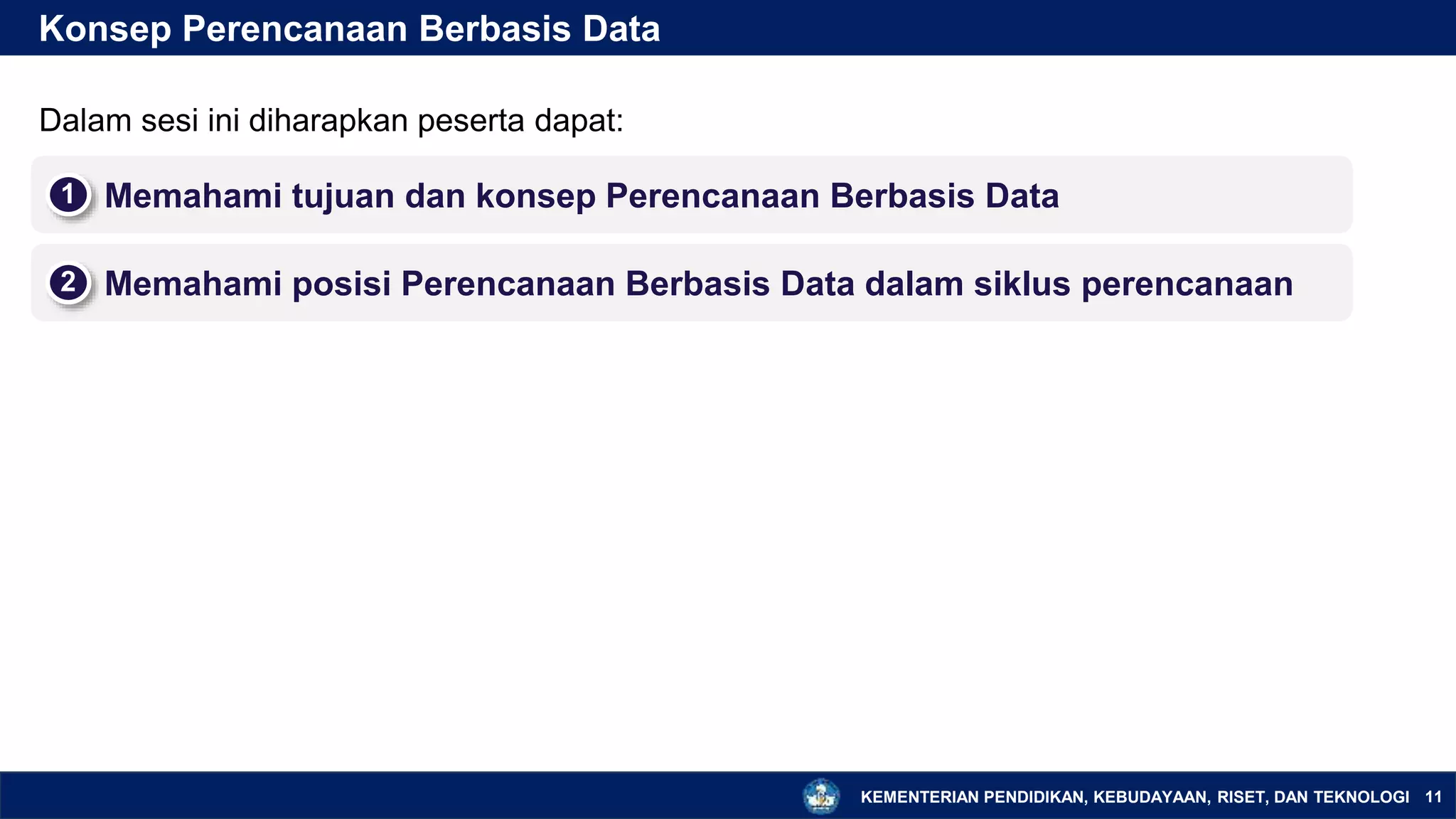 Materi Presentasi Perencanaan Berbasis Data Satuan Pendidikan.pptx