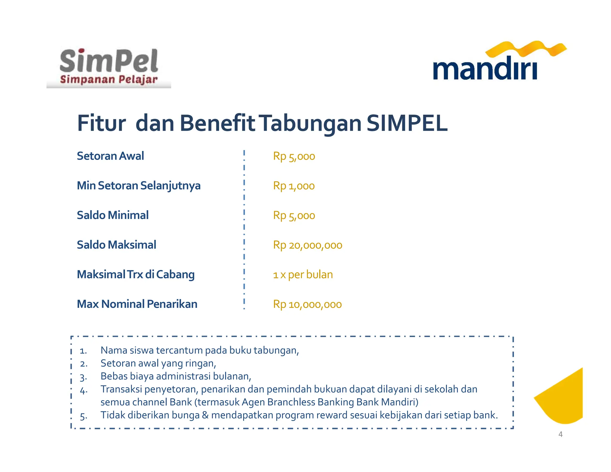 Materi Presentasi SIMPEL Bank Mandiri.pdf