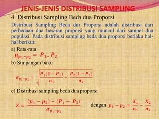 DISTRIBUSI SAMPLING | PPTX
