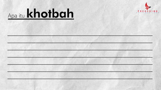 Struktur Khotbah - To create an effective sermon, a clear structure and ...