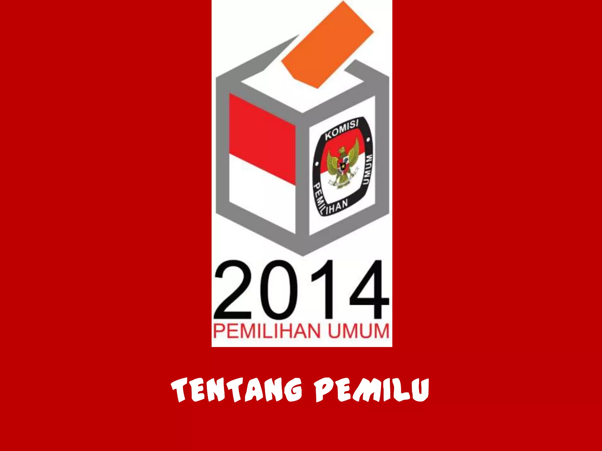 Materi presenter kampanye anti golput dan anti politik uang | PPTX