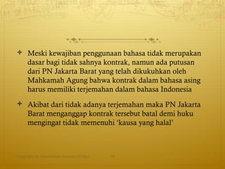 Materi Prof Hikmahanto Juwana Kontrak Dasar.ppt