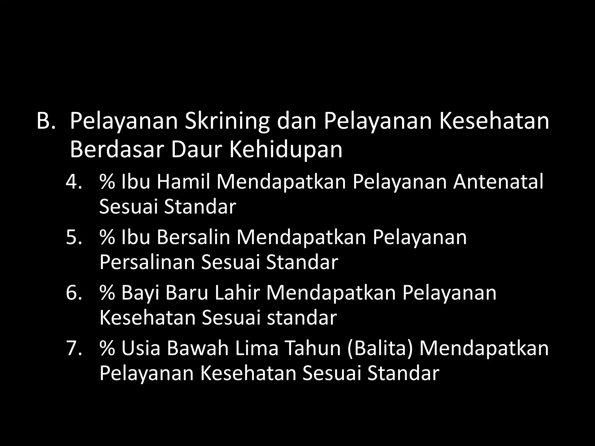 Standar Pelayanan Minimal Kesehatan 2014 Ppt 