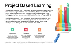 Materi Model Pembelajaran Project Based Learning | PPTX