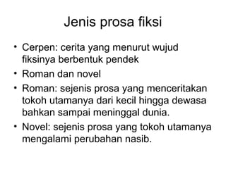 Materi prosa | PPT