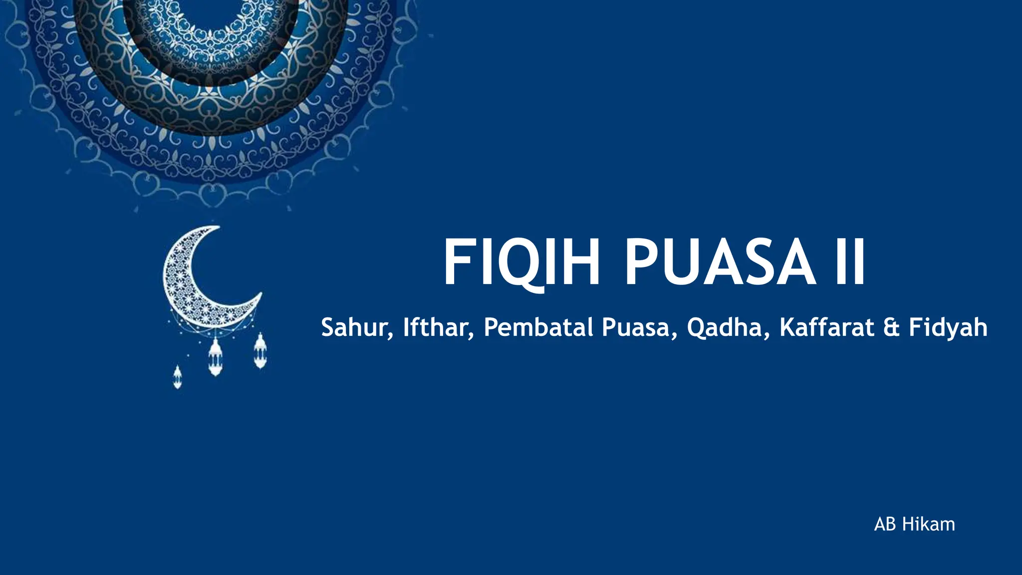 MATERI PESANTREN KILAT SD PUASA II .pptx