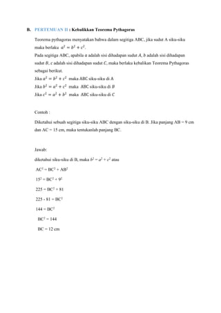 Materi pythagoras | PDF
